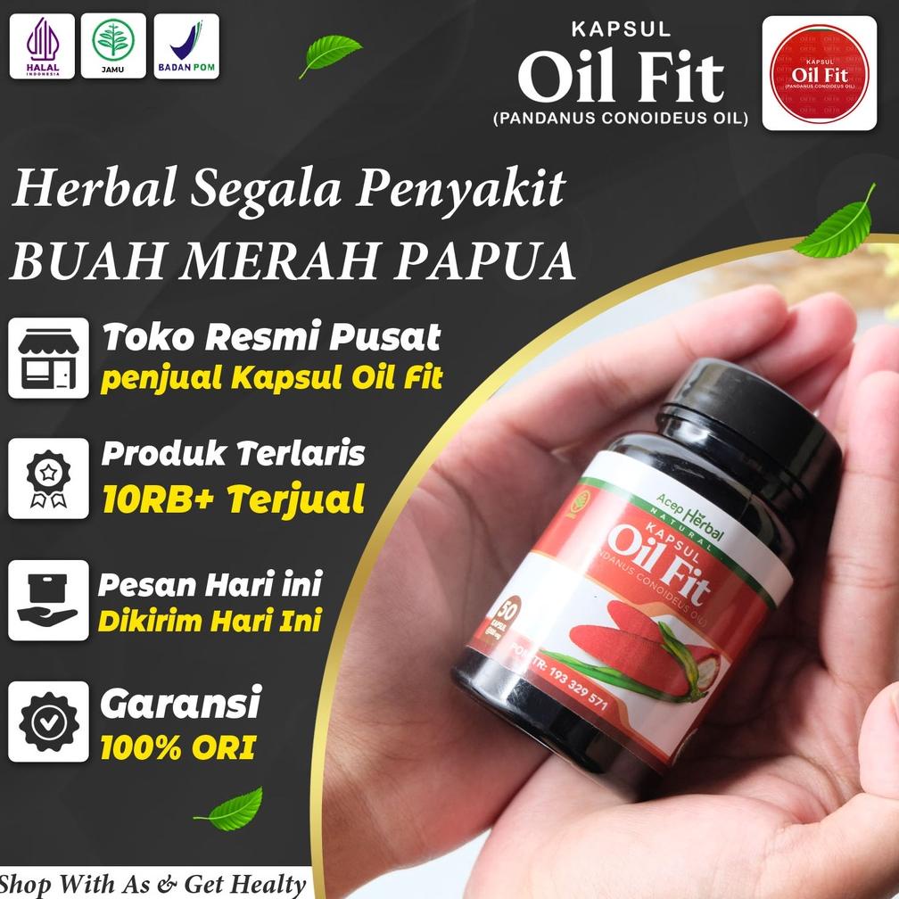 Jual zcy81 Kapsul Oil Fit Acep Herbal Dari Ekstrak Buah Merah Papua isi ...
