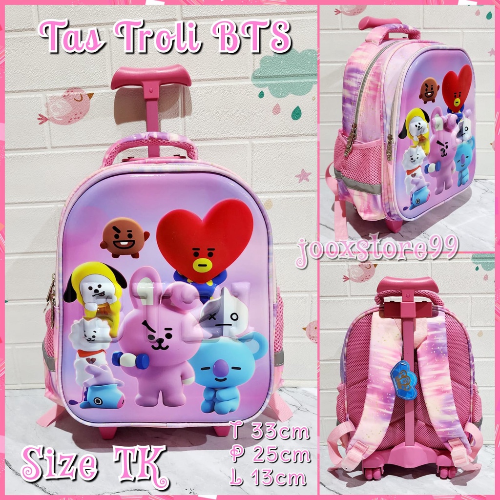 Jual Tas Sekolah Troli Anak SD dan TK Tas Trolley Dorong Anak Sekolah ...