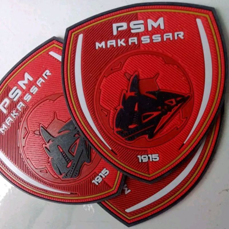 Jual PSM Makassar patch rubber press timbul | Shopee Indonesia