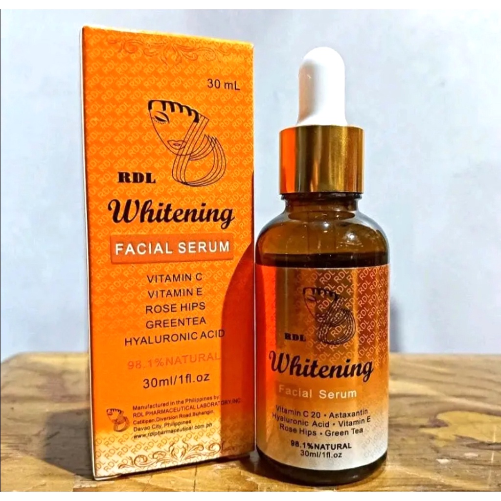 Jual Serum Rdl Whitening Original-Facial Serum RDL Ori 30ml | Shopee ...