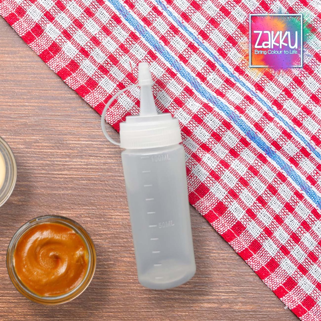 Jual ZAKKU TEMPAT SAOS/ BOTOL SAOS/ BOTOL KECAP 100 ml (RF6.4-3A ...