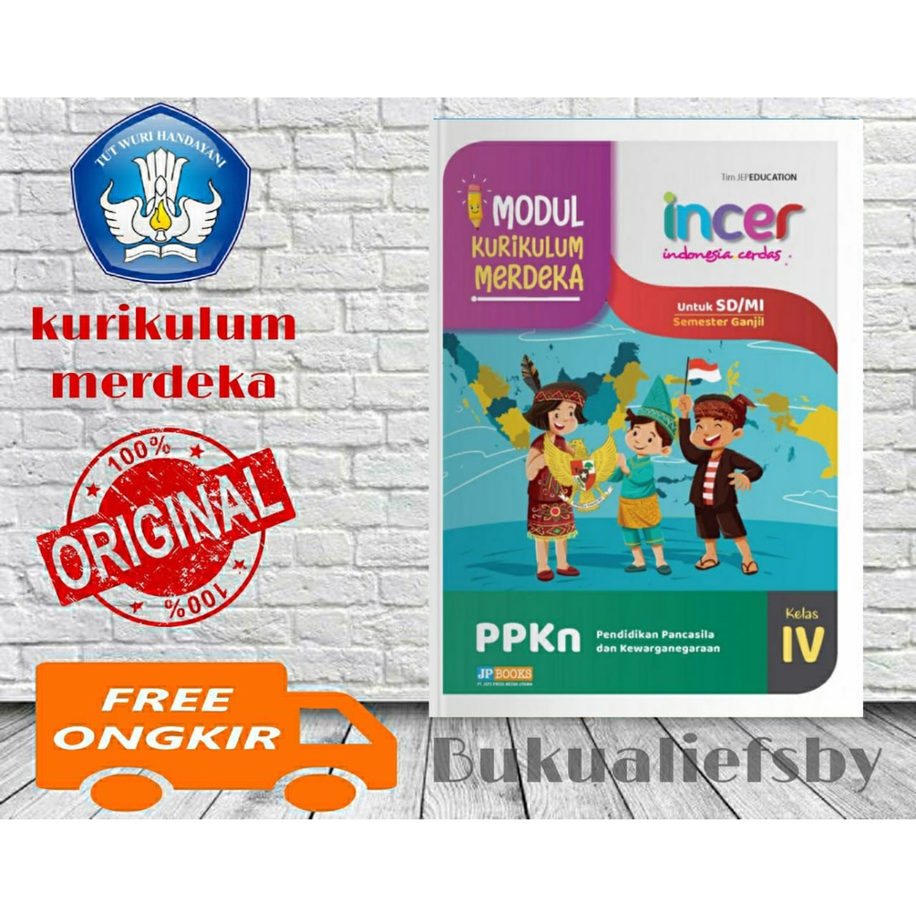 Jual Buku Paket INCER Pendidikan Pancasila dan Kewarganegaraan Kelas 4 ...