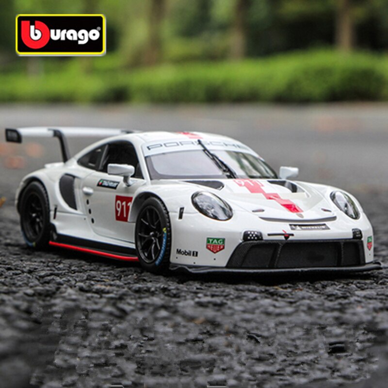 Jual PREORDER Bburago 1:24 Porsche 911 RSR Alloy Sports Car Model ...