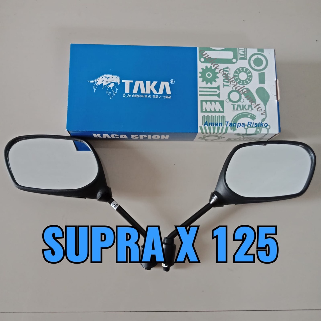 Jual Kaca Spion Supra x 125 / Karisma merk TAKA | Shopee Indonesia