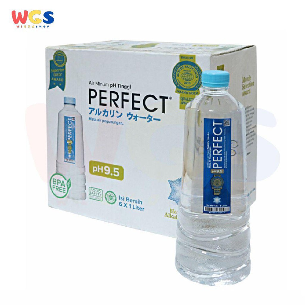 Jual Perfect Alkaline Water ph 9.5 - 6 btl x 1000ml | Shopee Indonesia