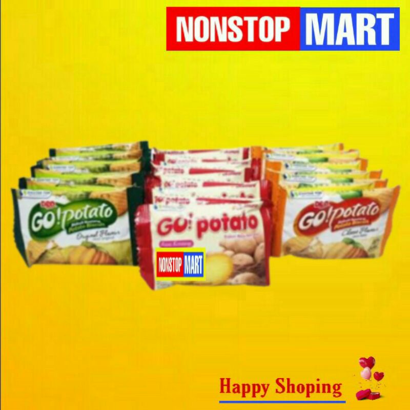 Jual GO POTATO 1 pack isi 20 pcs | Shopee Indonesia