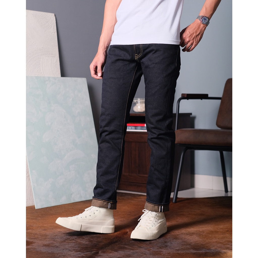 Jual WINGMAN DENIM - INDIBROWN 17oz | Shopee Indonesia