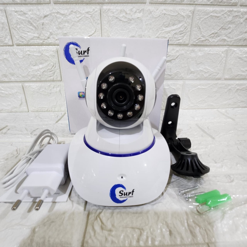 Jual CCTV Wifi IP Camera 3 Antena HKC 115A Wireless IP Robot | Shopee Indonesia