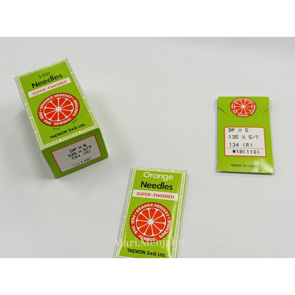 Jual Jarum Orange Needles DPx5 SF/ DP x 5 SUPER FINISHED Original Korea ...