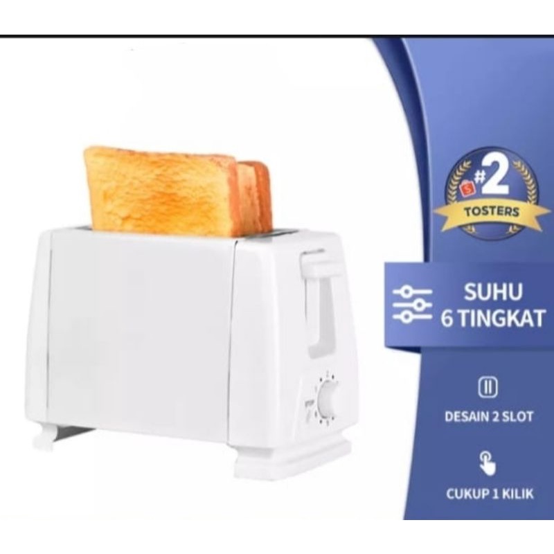 Jual Simplus Pemanggang Roti Electric toaster 2 Slot panggangan | Shopee Indonesia