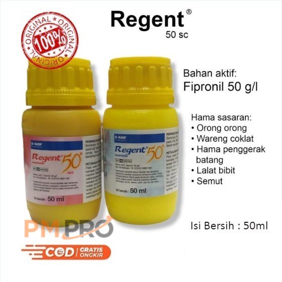 Jual Insektisida Sistemik Regent 50 Sc Red Biru Atau Inteksida Obat ...