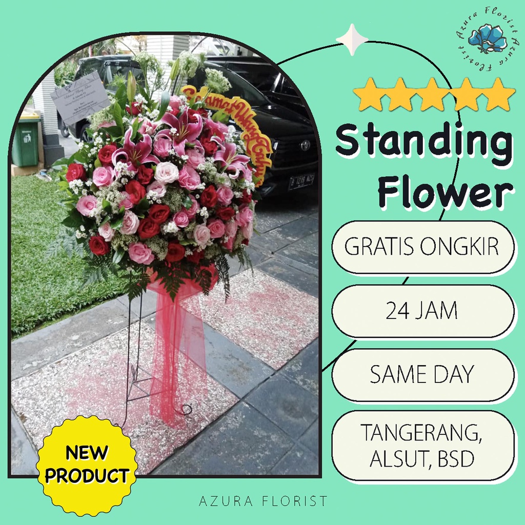 Jual Bunga Standing Flower Wedding Congratulation Dukacita Murah ...