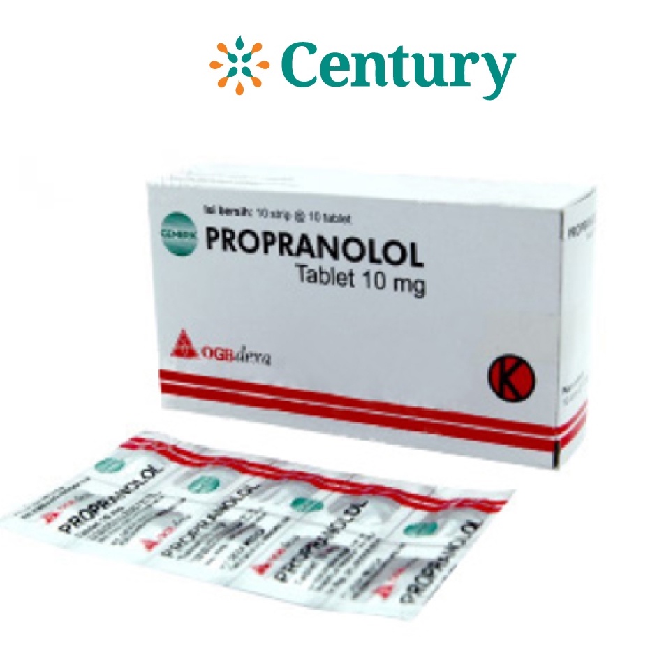 Jual PROPRANOLOL 10 MG 1 STRIP ISI 10 TABLET / HIPERTENSI / JANTUNG ...