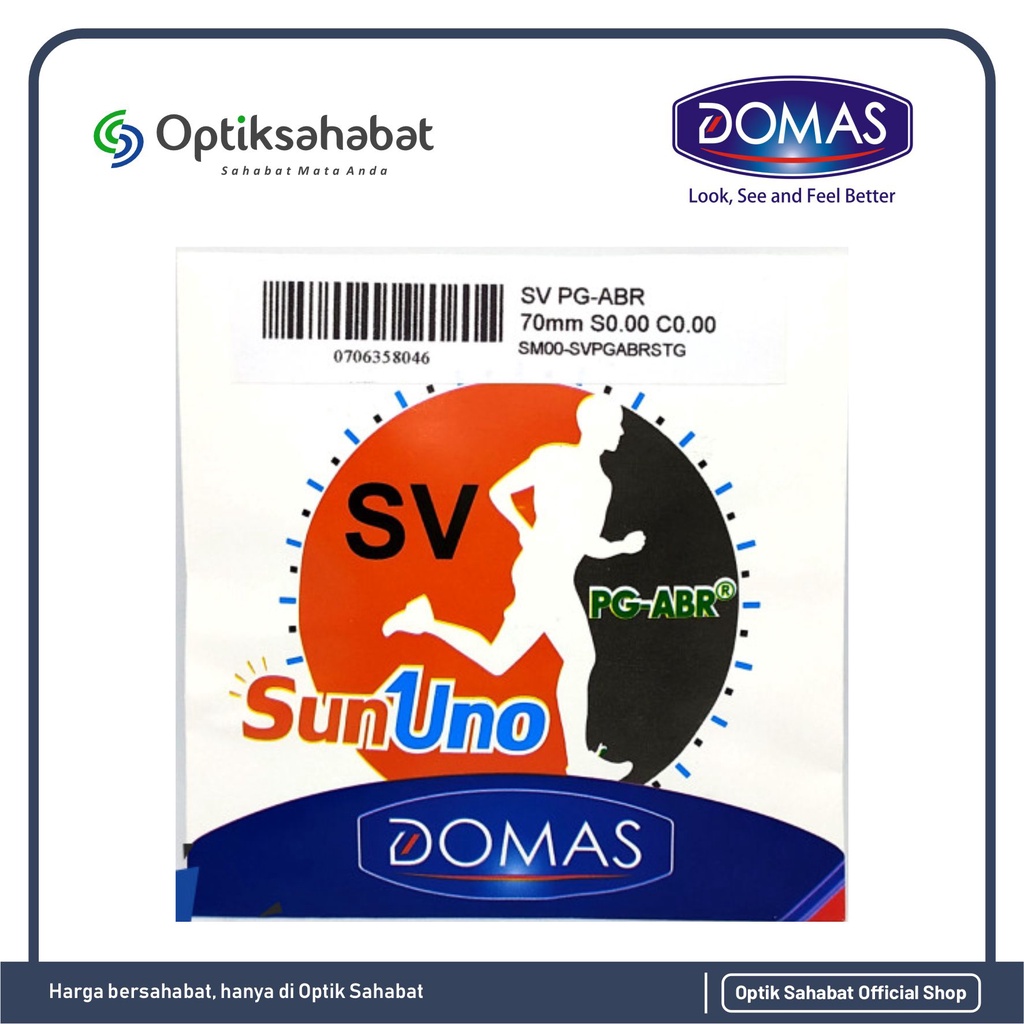 Jual Lensa Bluechromic SunUno DOMAS (Photochromic + Blue Ray) | Shopee ...