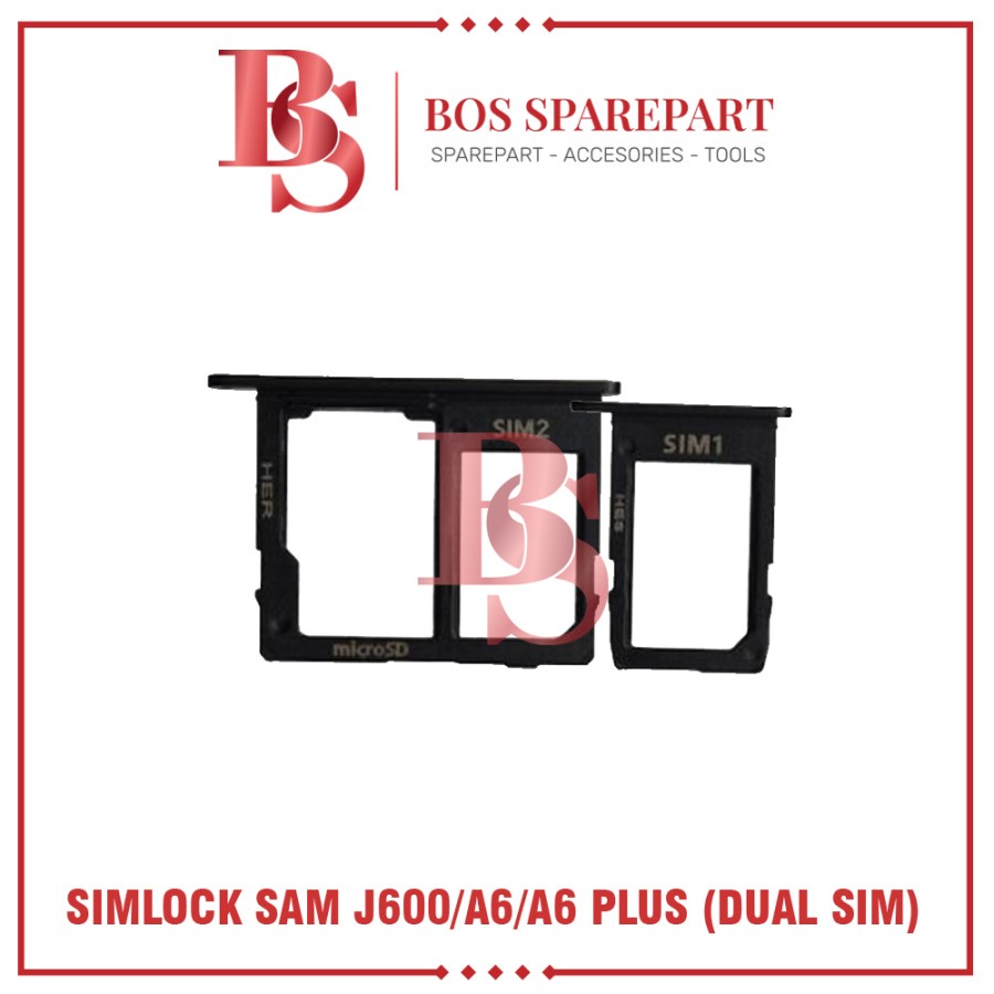 Jual SIMLOCK SAM J600 / A6 / A6 PLUS (DUAL SIM) / SIMTRAY/TEMPAT KARTU ...