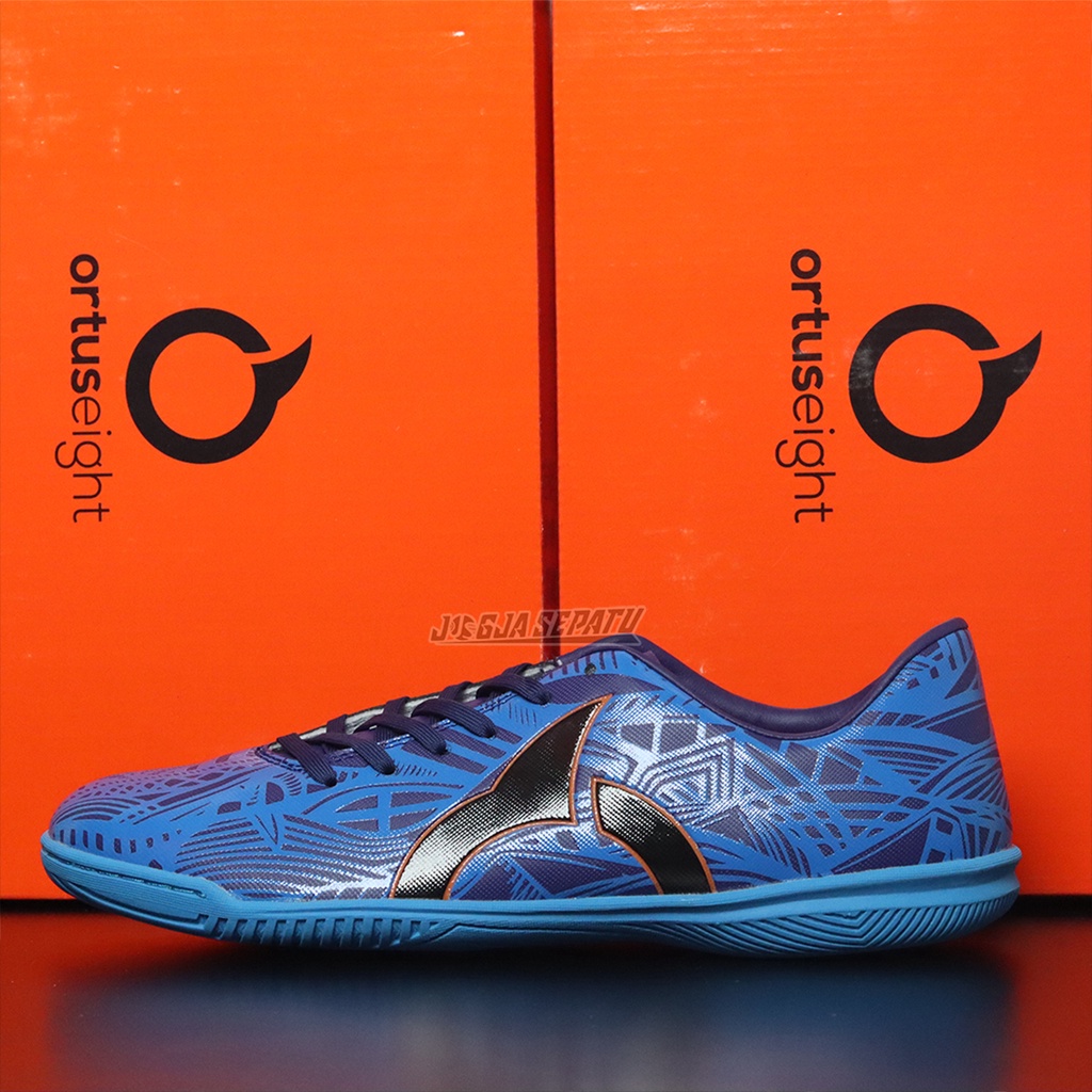 Jual Ortuseight Sepatu Futsal Aztec IN - Navy/Black | Shopee Indonesia