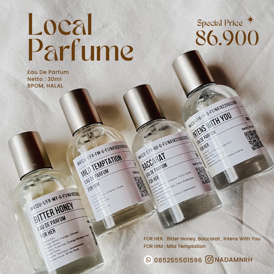 Jual Local Perfume - Eau De Parfume 30 ML | Shopee Indonesia