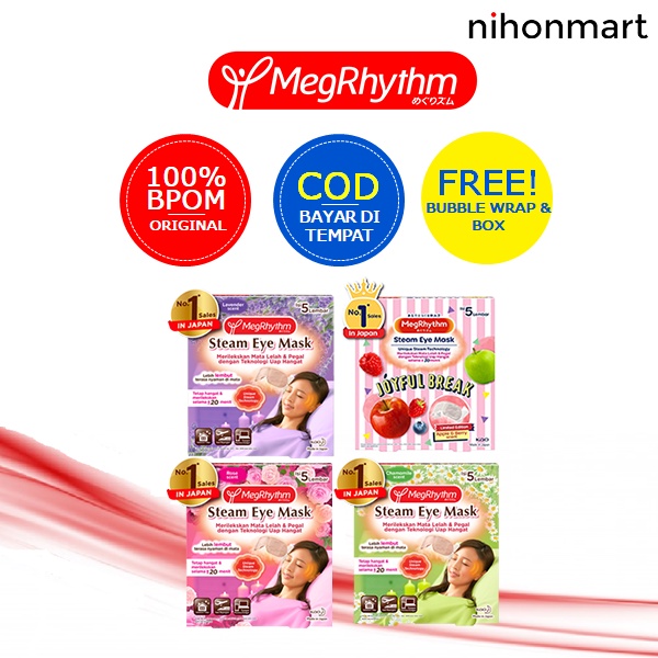 Jual Megrhythm Steam Eye Mask Box (5pcs) | Shopee Indonesia