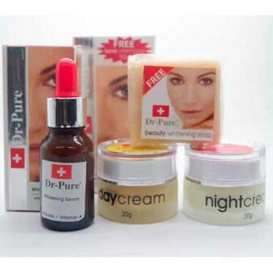 Jual DR PURE SET + SERUM ORIGINAL BPOM - DR PURE SET 4IN1 - PAKET DR ...