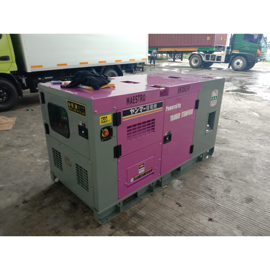 Jual Genset Silent 20 kva YANMAR Diesel 20 kva 3 phase ORI JAPAN ...