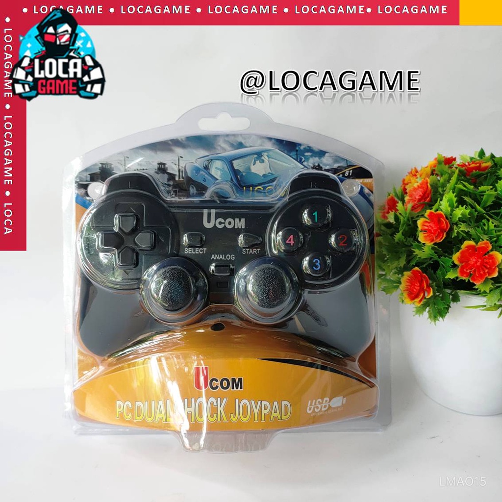 Jual GAMEPAD SINGLE USB STIK STICK PC/LAPTOP/JOYSTIK HITAM MERK Ucom ...