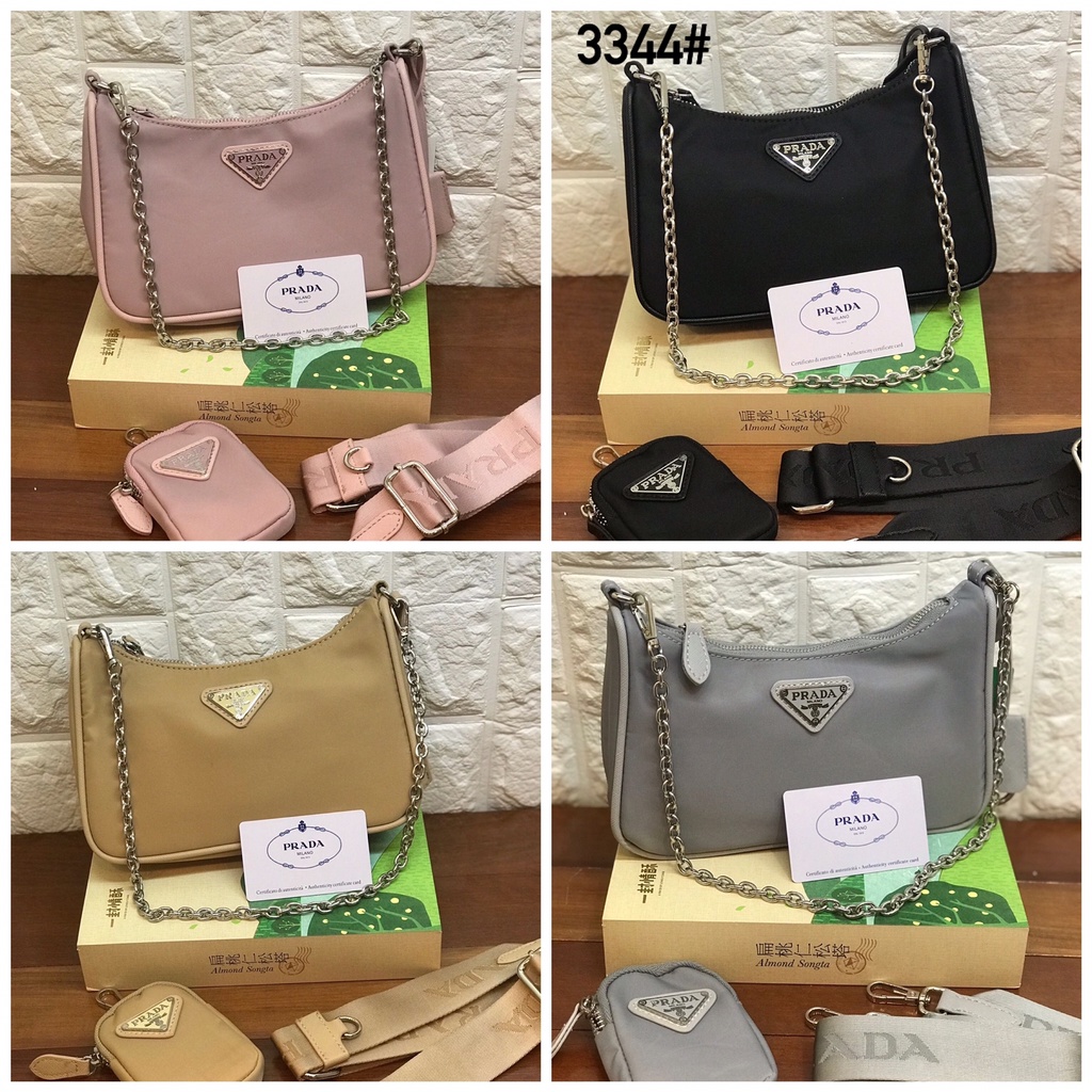 Jual TAS PRADA MULTI POCHETTE 3344 f p lr | Shopee Indonesia