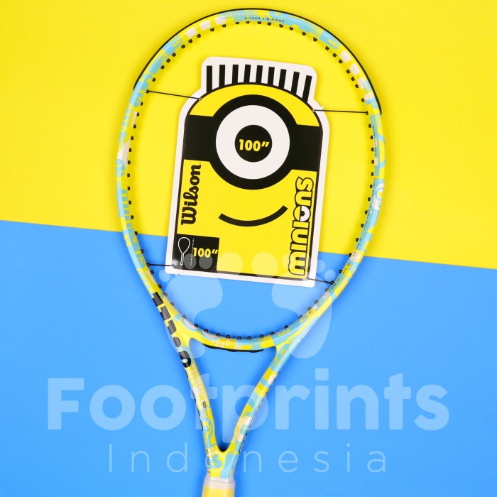 Jual BISA COD Raket Tenis Wilson Clash 100 V2 Minions Tennis Racket 295 ...