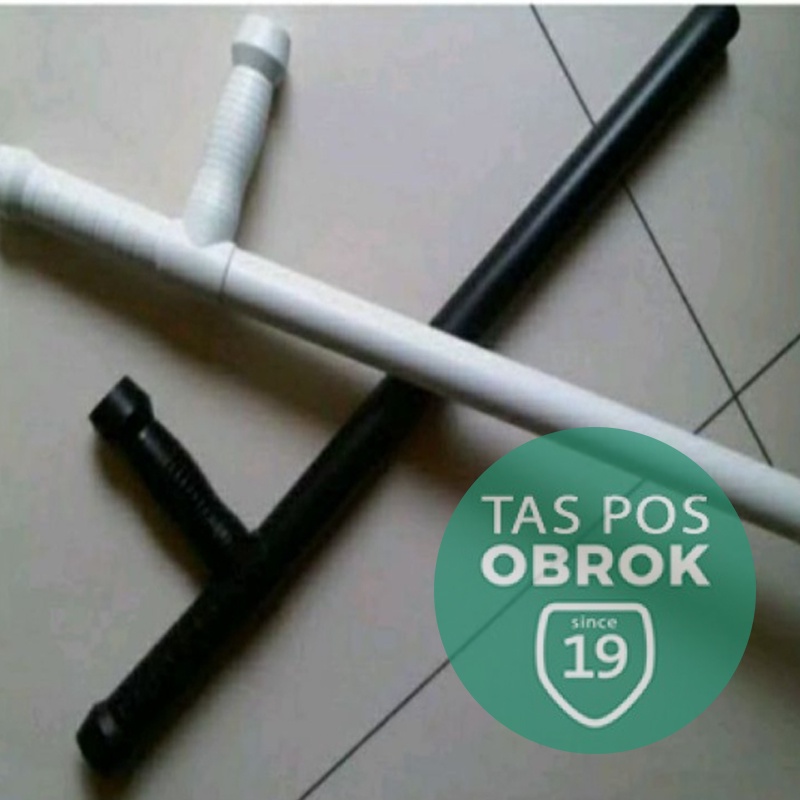 Jual TPO GROSIR Pentungan Kentes T Fiber Hitam l Tongkat T Satpam ...