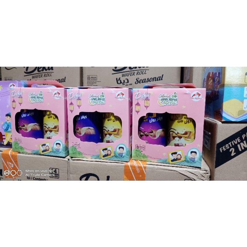 Jual Deka Wafer Roll [series terbaru] Kaleng Edisi Lebaran 125g Bisa ...