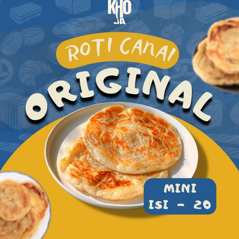 Jual Roti Canai ORIGINAL / Medium isi 10 / Mini isi 20 / Jumbo isi 5 ...
