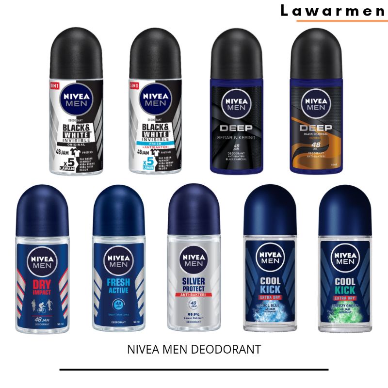 Jual Nivea Men Deodorant | Deodorant Pria | Shopee Indonesia