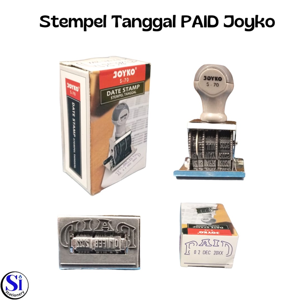 Jual Stampel Tanggal Paid Merk Joyko S70 | Shopee Indonesia