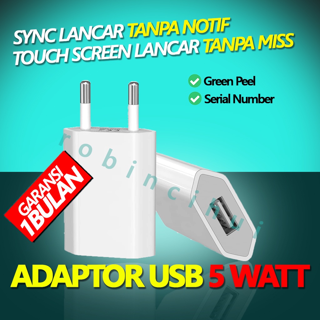 Jual ADAPTOR USB to IP - Adapter - Batok - Kepala - kepala Charger ...