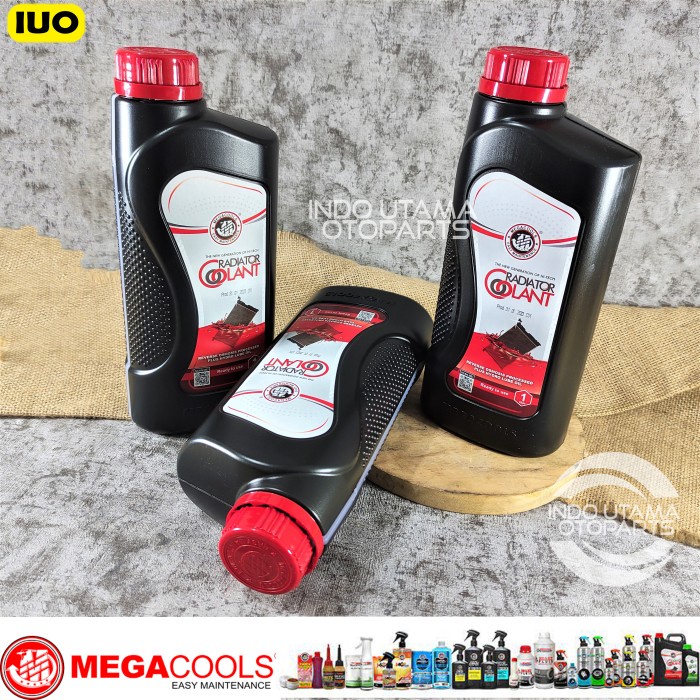 Jual Air Radiator Coolant MegaCools Merah Megacool 1L | Shopee Indonesia