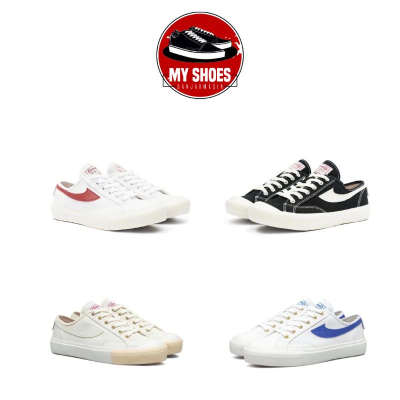 Jual [ORIGINAL] Compass X Boy Pablo Gazelle Low Cream Red Blue Black ...