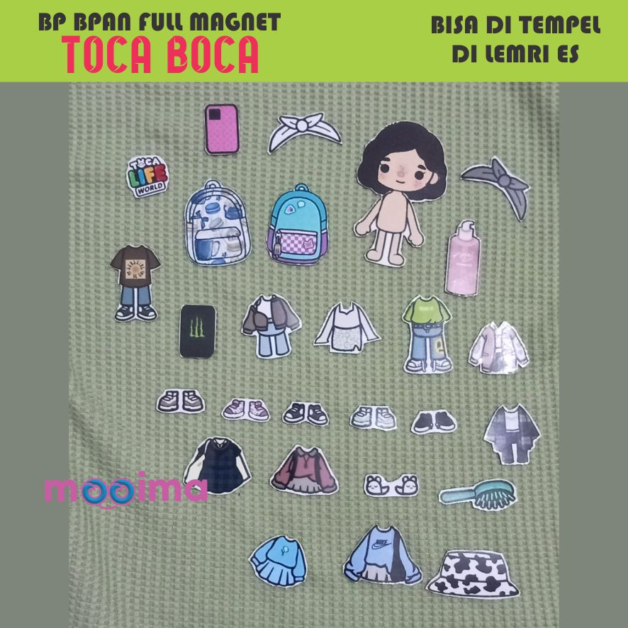 Jual BP toca boca magnet / mainan boneka toca boca / bepe bepe an ...