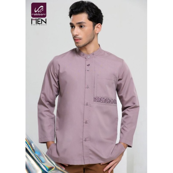 Jual ORI RABBANI Kemko hitam ARSYA arsa Kemeja koko lengan panjang ...