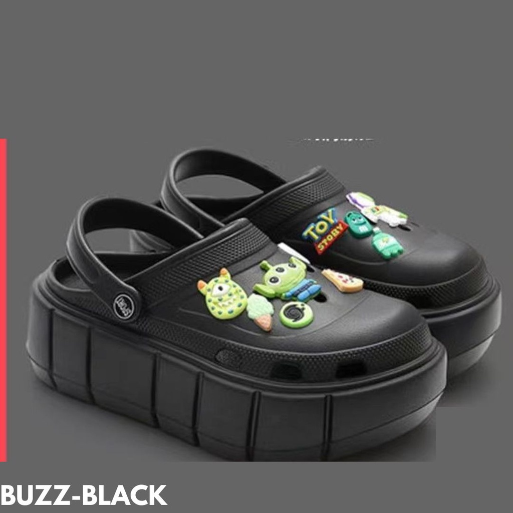 Jual Gypsy - Sandal Wedges Jibbitz Toy Story Kartun Andy Lucu Sandal ...
