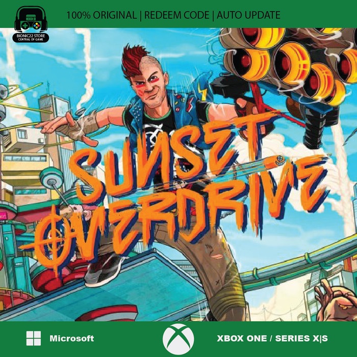 Jual Sunset Overdrive Xbox One Series X|S Original Redeem Code Game ...