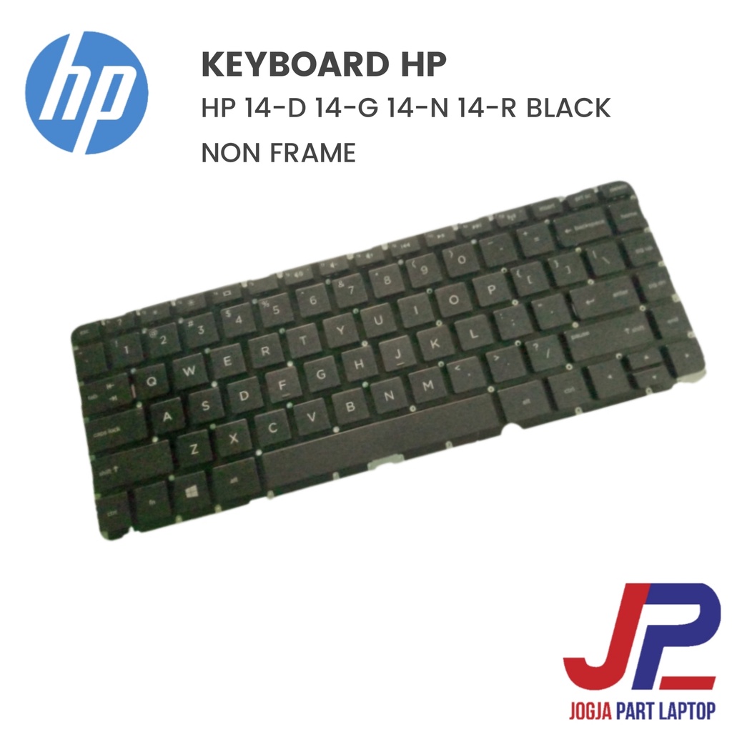 Jual KEYBOARD HP 14-D 14-G 14-N 14-R BLACK NON FRAME | Shopee Indonesia