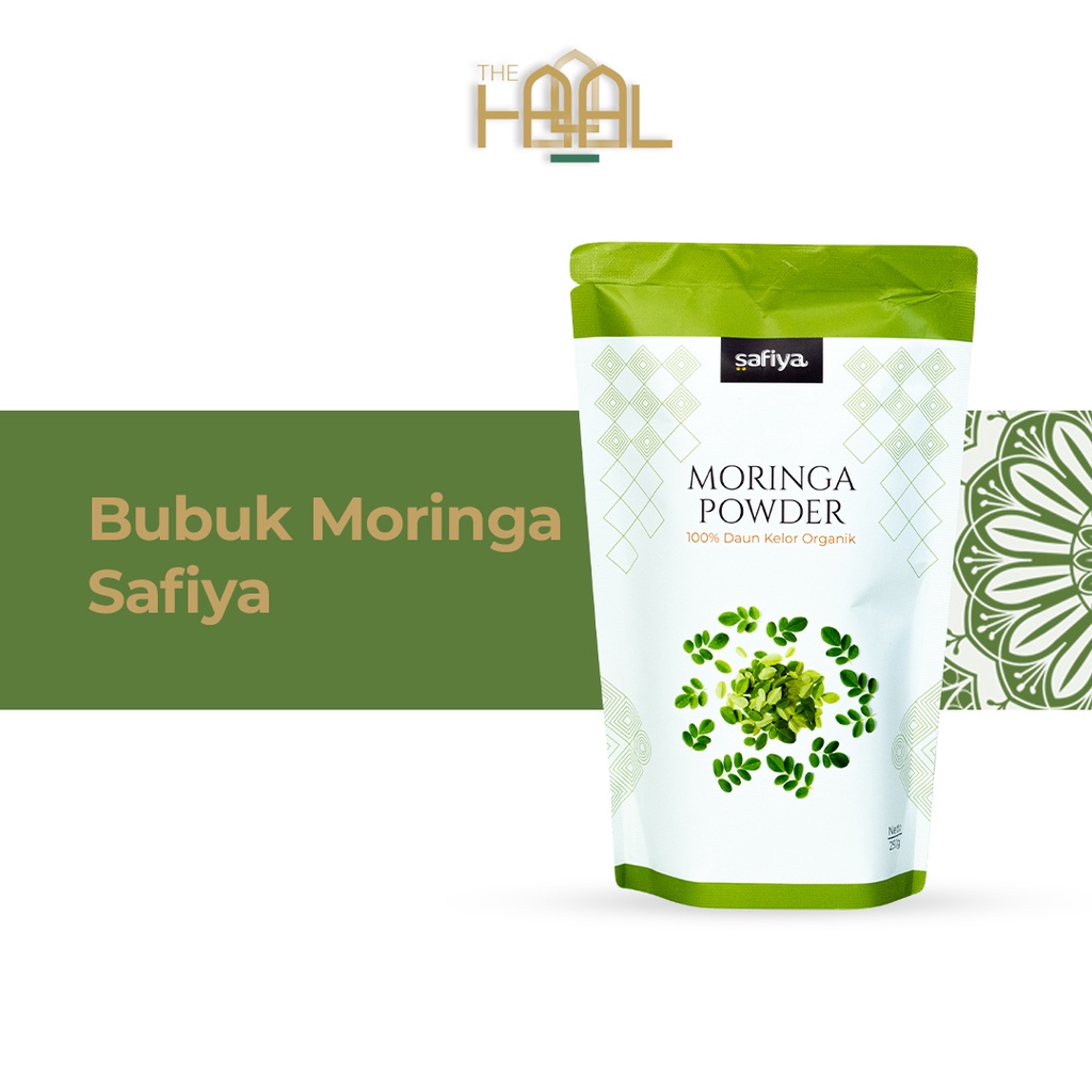 Jual Serbuk Daun Kelor 350 grams | Bubuk Moringa Original Safiya Herbal | Shopee Indonesia