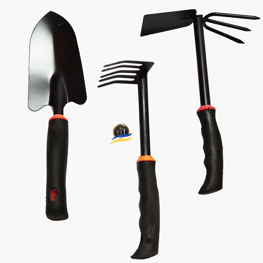 Jual Garuk Tanah mini Besi Gagang Karet 28Cm Garukan | Shopee Indonesia