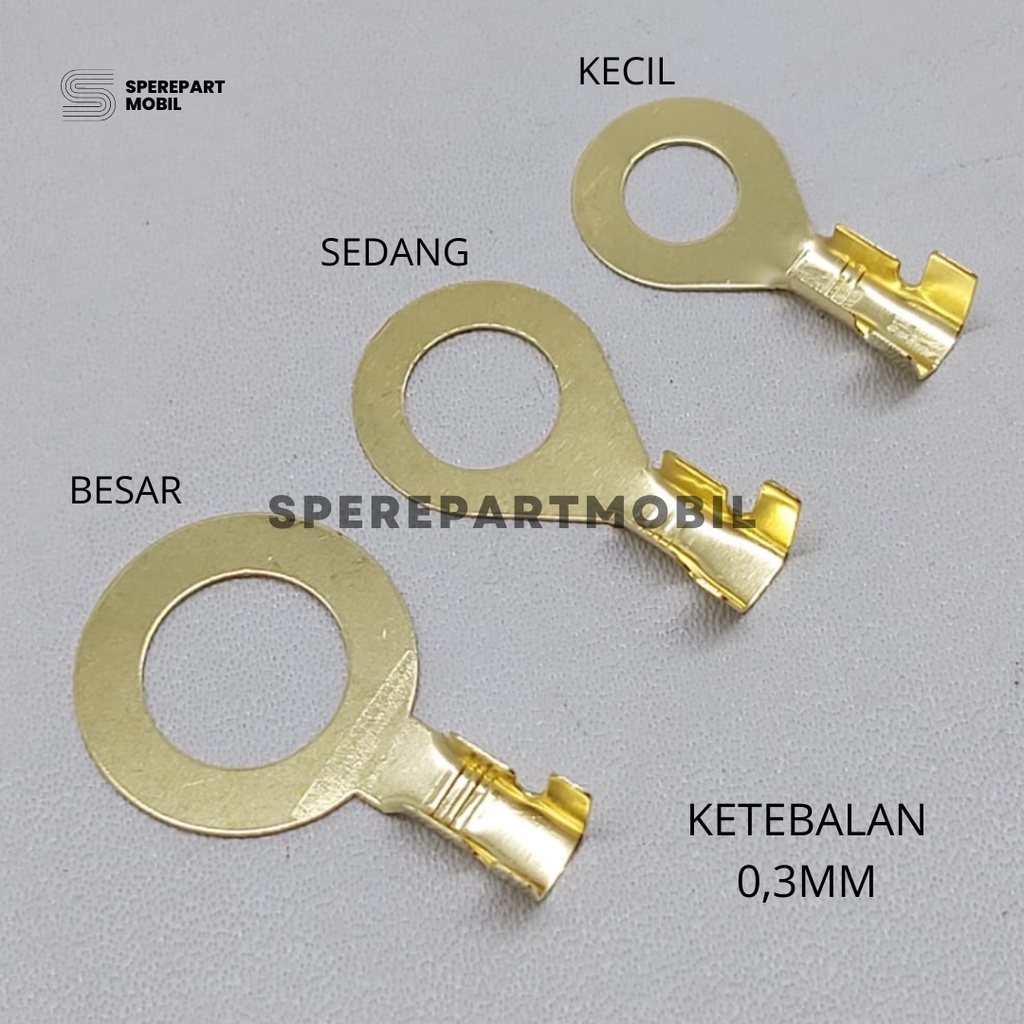 Jual 100 PCS Skun Sekun Terminal Mata Ayam Sekun Kabel Bulat Mata Ayam ...