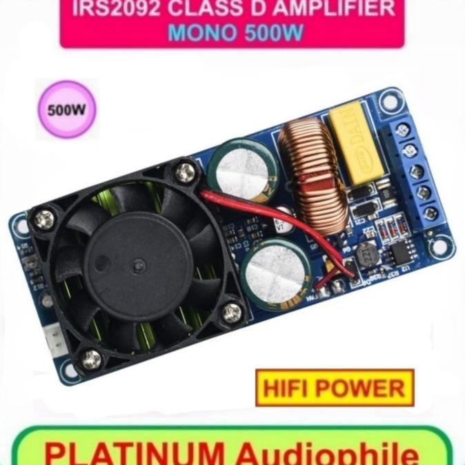 Jual Irs2092 Amplifier Class D 500W Mono Irs2092S 500W Class D Amplifier | Shopee Indonesia
