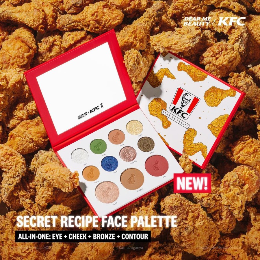 Jual Dear Me Beauty x KFC Secret Recipe Face Palette | Shopee Indonesia