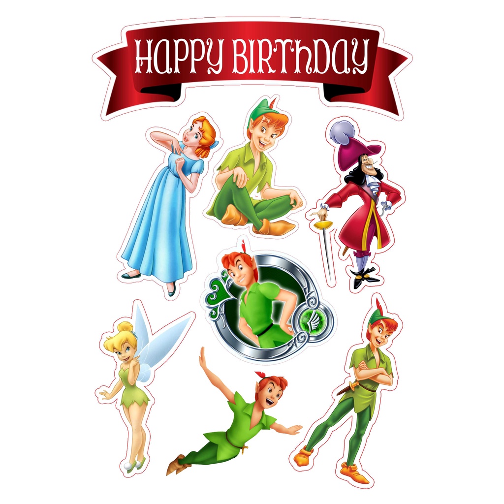 Jual TOPPER CAKE TOPPER ULANG TAHUN / HIASAN KUE PETER PAN | Shopee ...