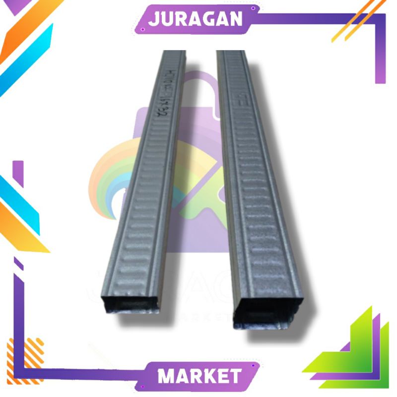 Jual HOLO 2x4 0,25mm THM / HOLLOW RANGKA PLAFON / HOLLOW RANGKA GYPSUM | Shopee Indonesia