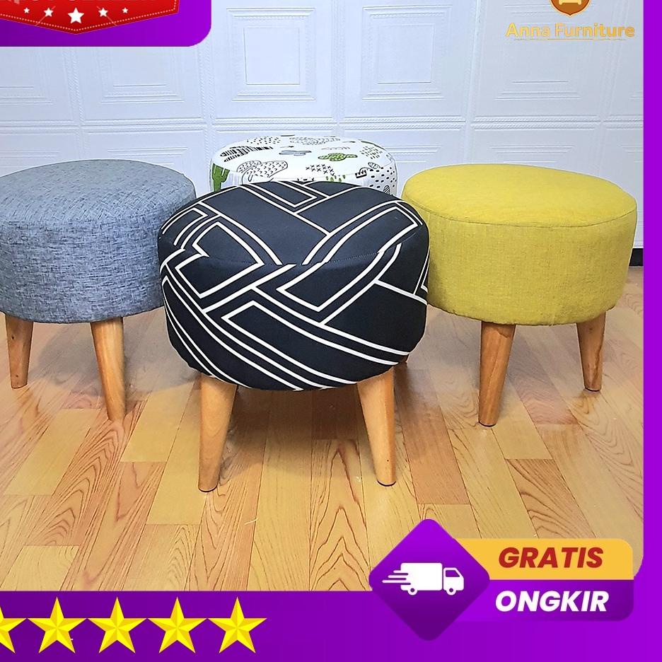 Jual SOFA BULAT SOFA STOOL KURSI STOOL TINGGI 45cm TERMURAH Shopee Indonesia