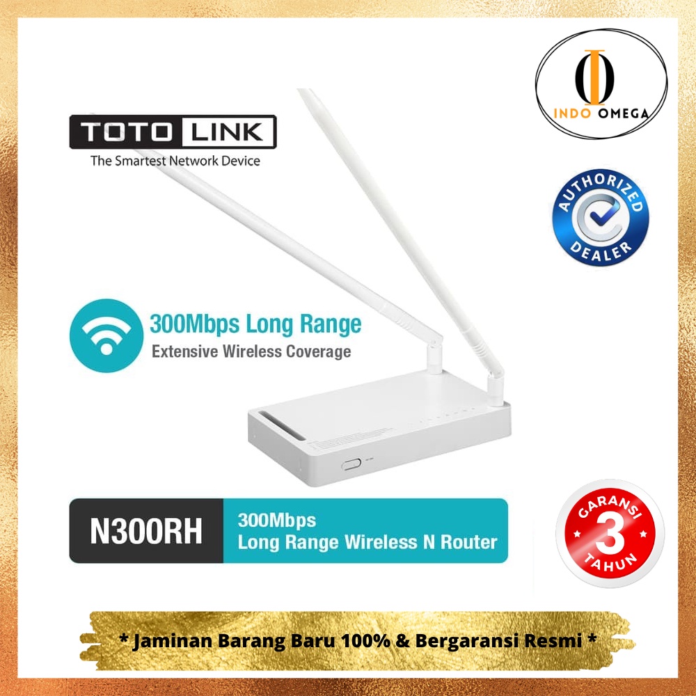 Jual TOTOLINK N300RH - 300Mbps Long Range Wireless N Router | Shopee Indonesia