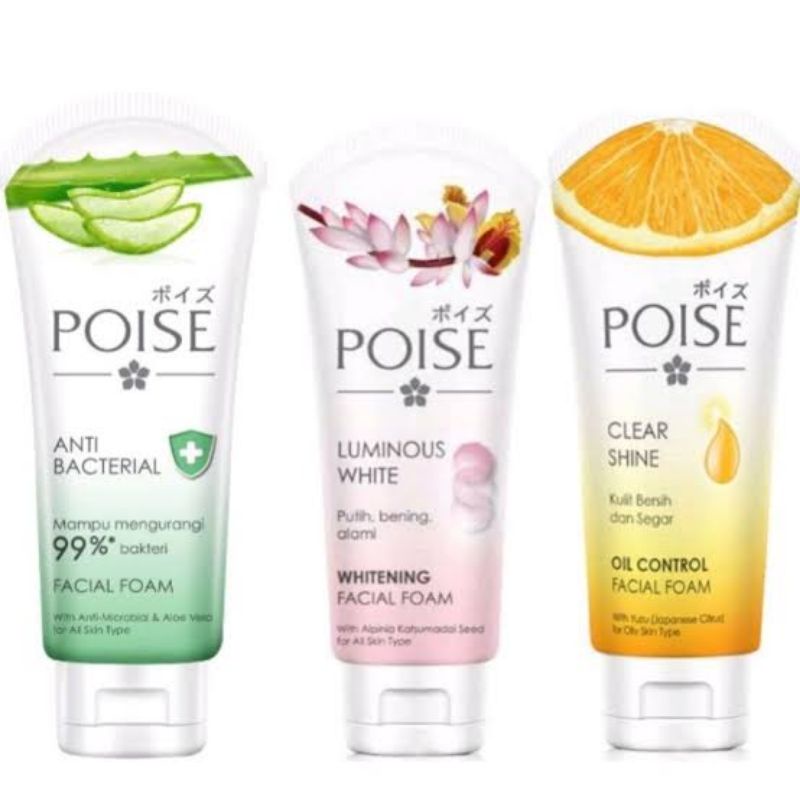 Jual Poise Facial Foam | Sabun Cuci Muka Poise Sachset | Facial Foam ...